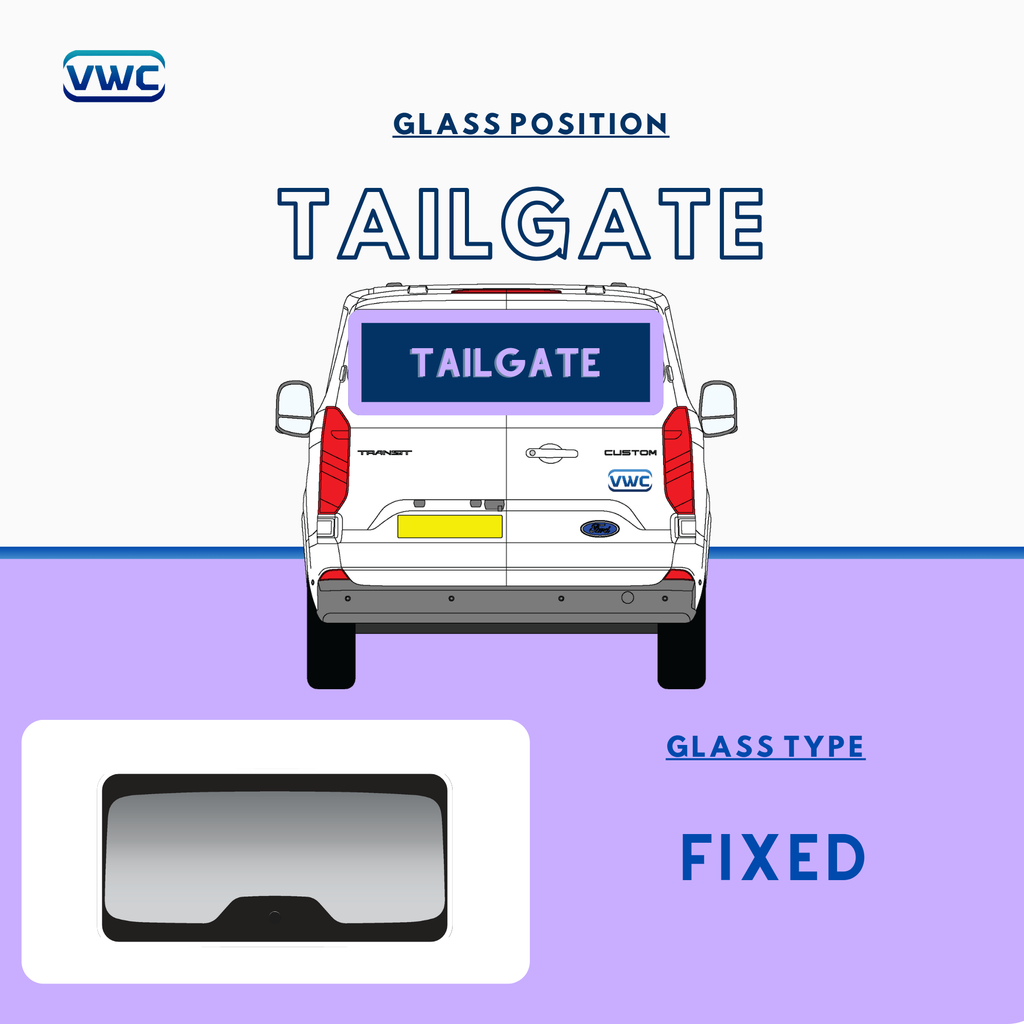 Ford Transit Custom 2024-Current Tailgate – Van Window Company