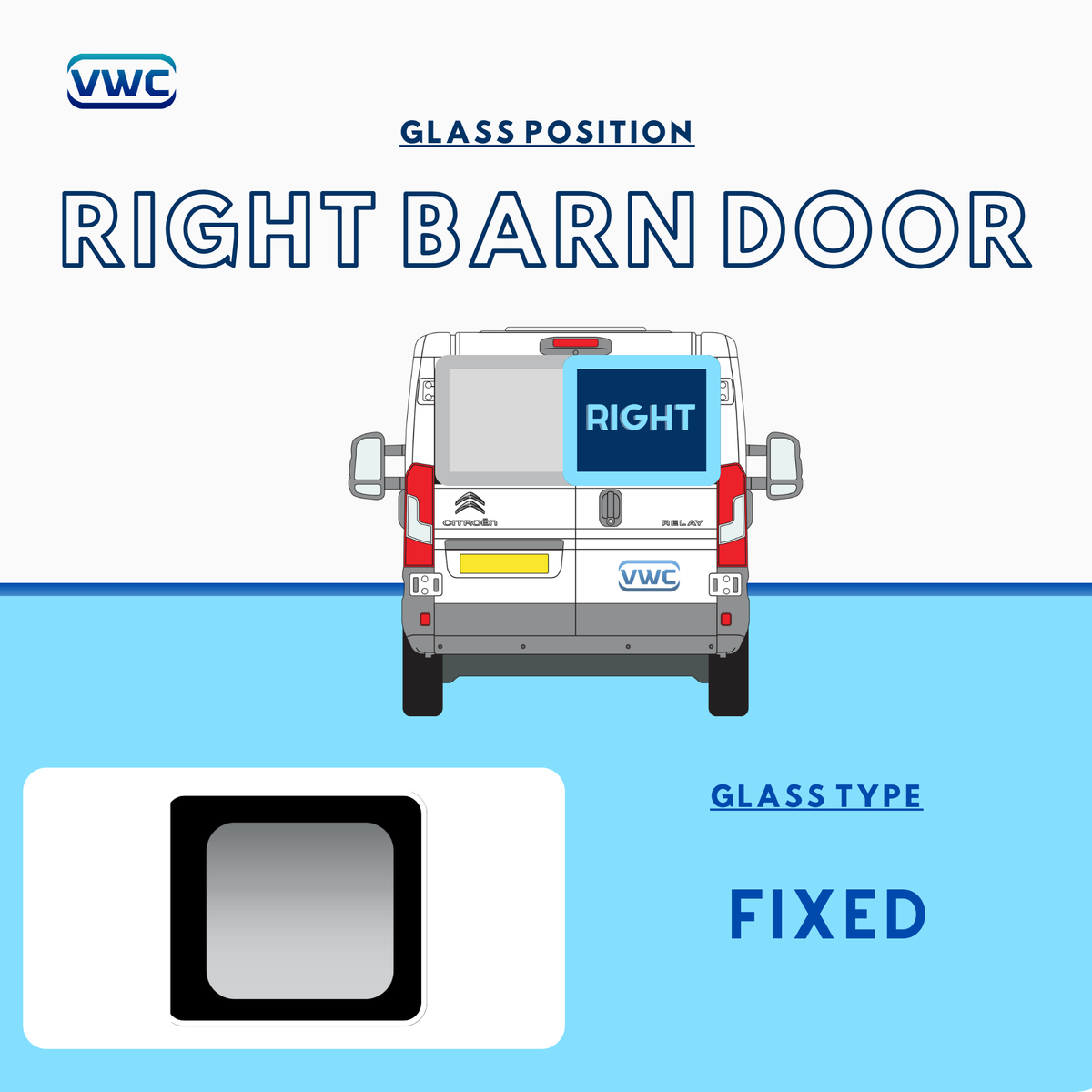 Citroen Relay 2007-2023 Barn Doors – Van Window Company
