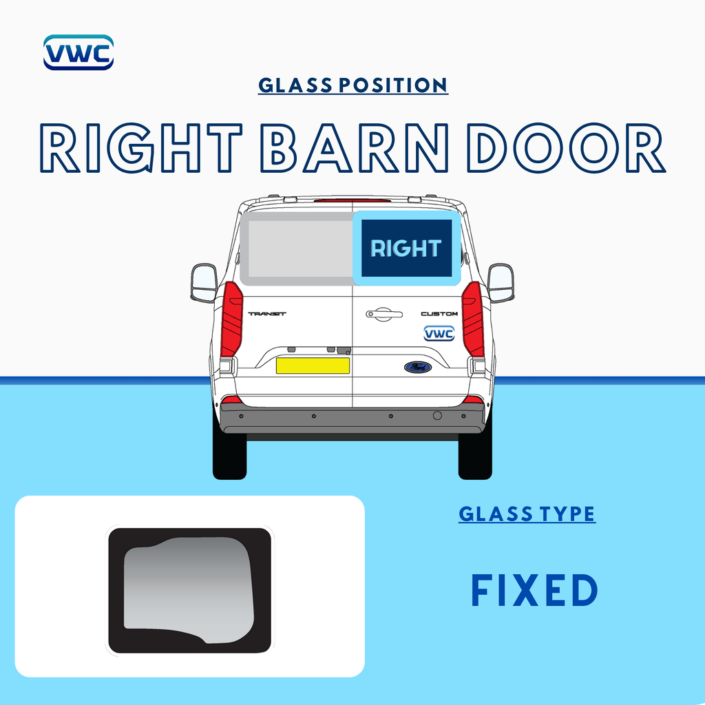 Ford Transit Custom 2024-Current Barn Doors – Van Window Company