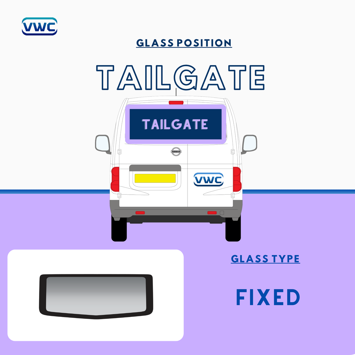 Nissan Nv200 2013-2023 Tailgate – Van Window Company